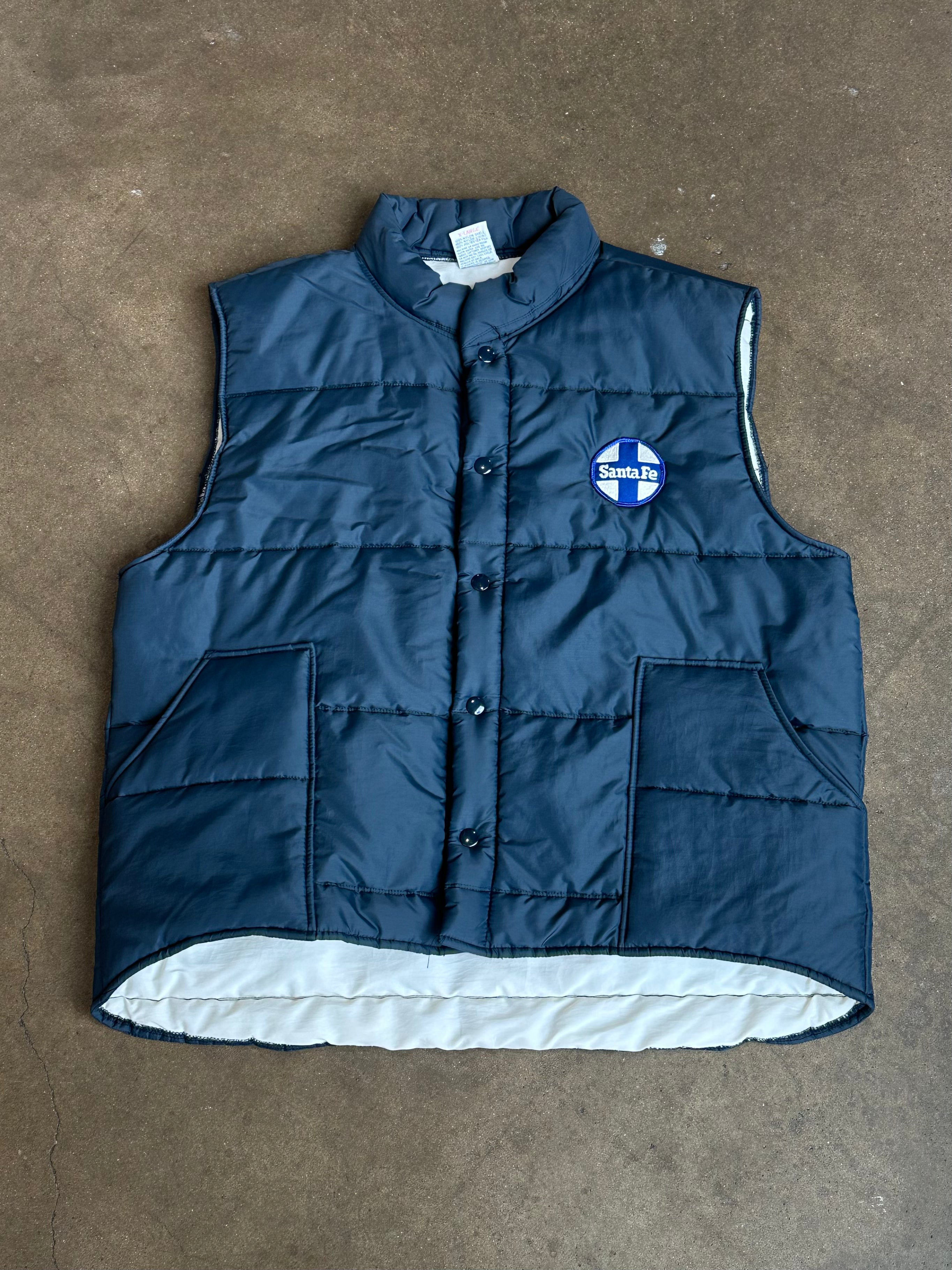 Navy Aristo Jac Santa Fe Puffer Vest – hēy konēko