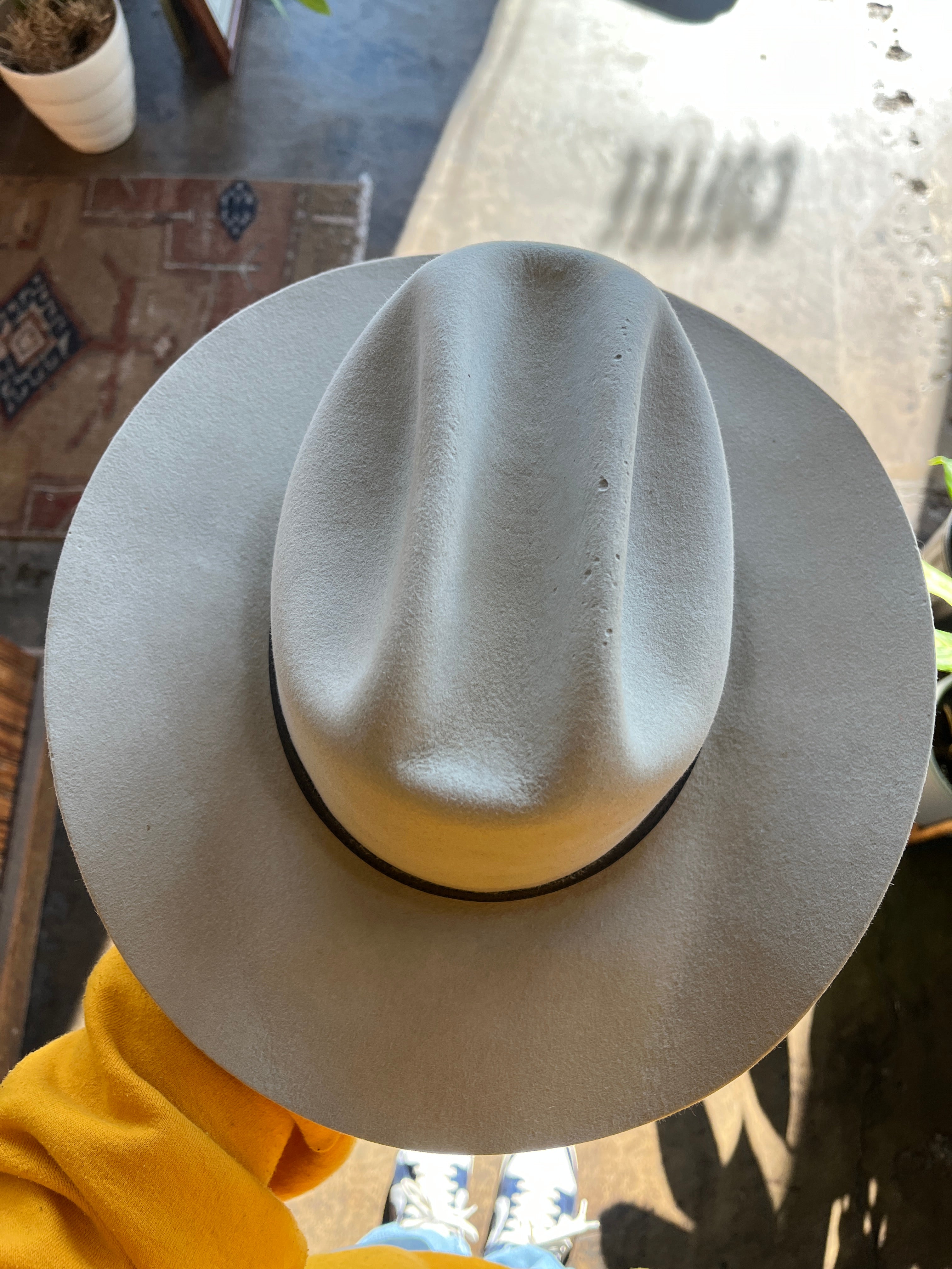 Light Gray Stetson Cowboy Hat