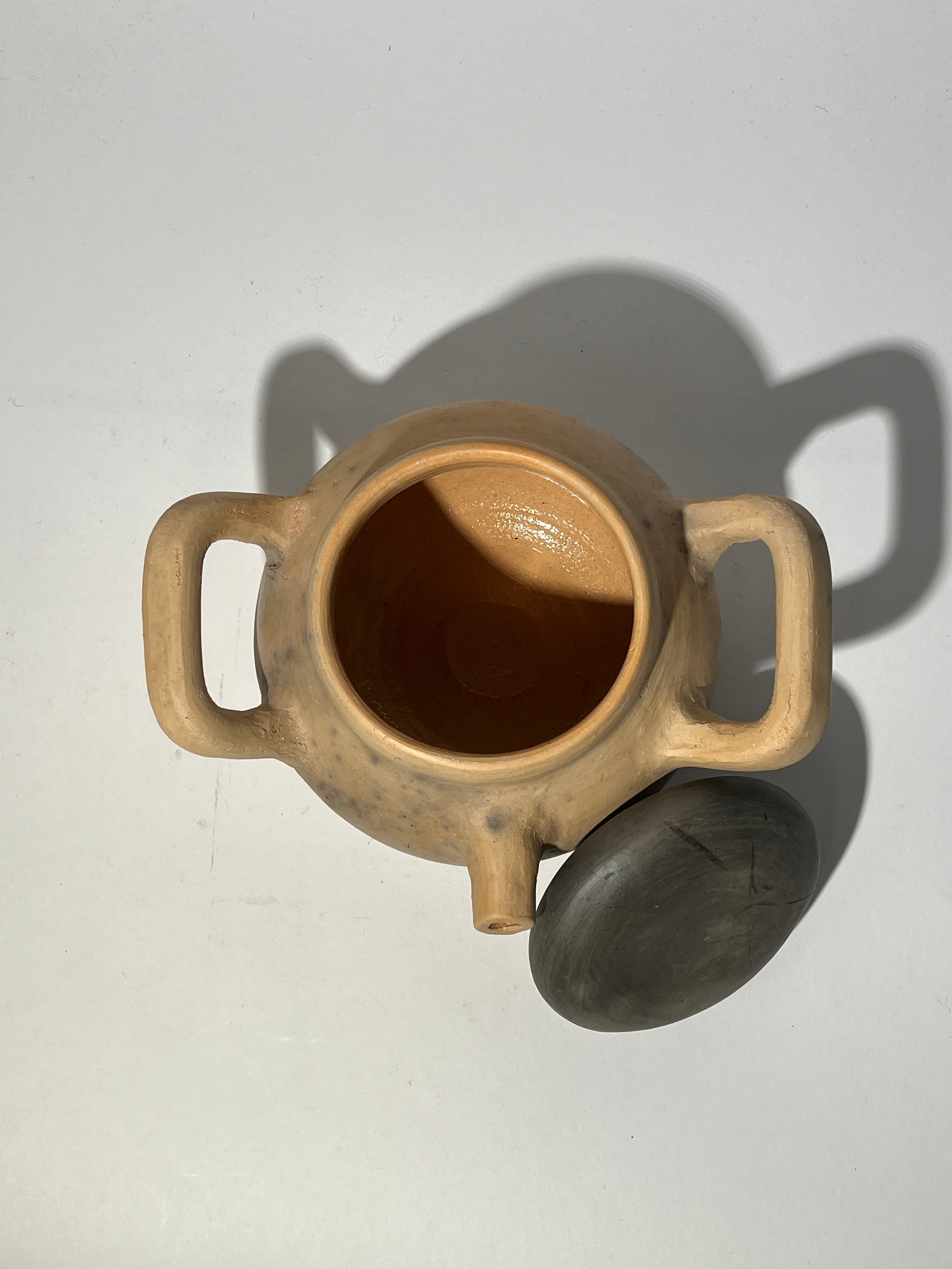 Handmade Mexican Clay Pot with Handles